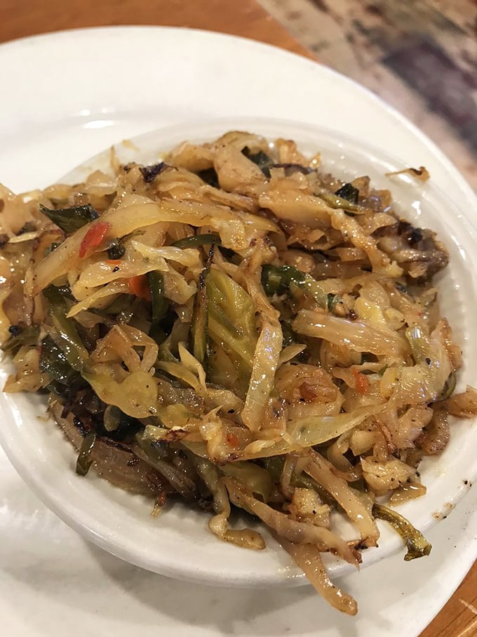 Veggie victory! This fried cabbage dish proves that sometimes the simplest ingredients make the most satisfying meals. Southern comfort in every bite.