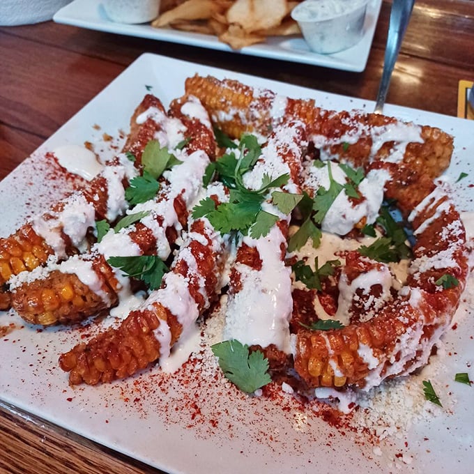 Fried street corn ribs: the love child of elote and BBQ. These golden nuggets are so good, you'll forget corn was ever just a side dish.