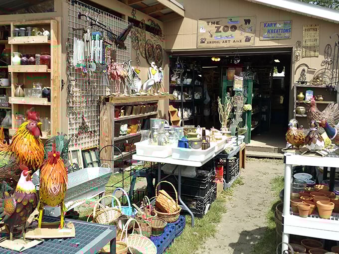 The Zoo beckons with colorful creatures and garden treasures. One person's quirky is another's perfect patio statement piece.