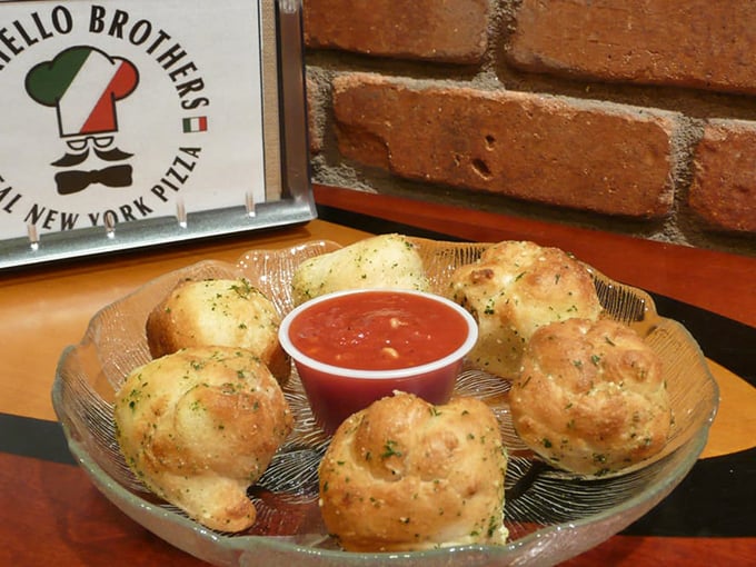 Garlic knots that'll tie your taste buds in delicious knots. Warning: May cause spontaneous Italian hand gestures.