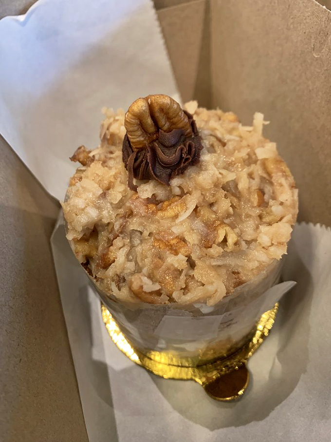 German chocolate cake that's so good, you'll want to learn to yodel. Lederhosen optional, but enthusiasm required.