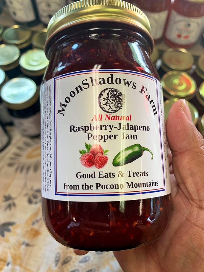 Raspberry-Jalapeno Jam: Where sweet meets heat in a jar. It's like a flavor fiesta for your toast!