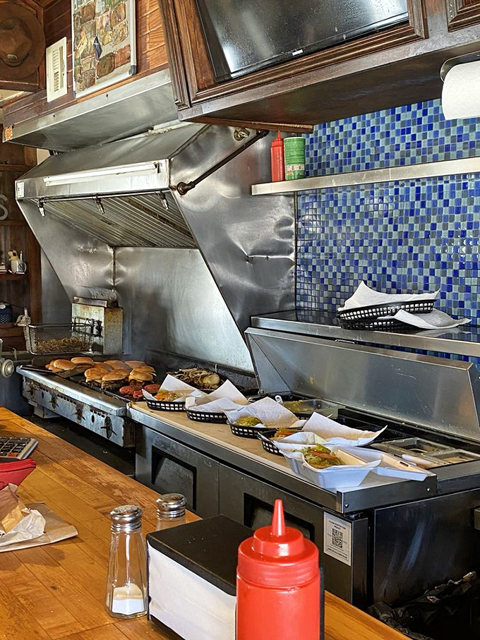 Where the magic happens. This kitchen may be small, but it's churning out big flavors that'll make your heart (and stomach) happy.