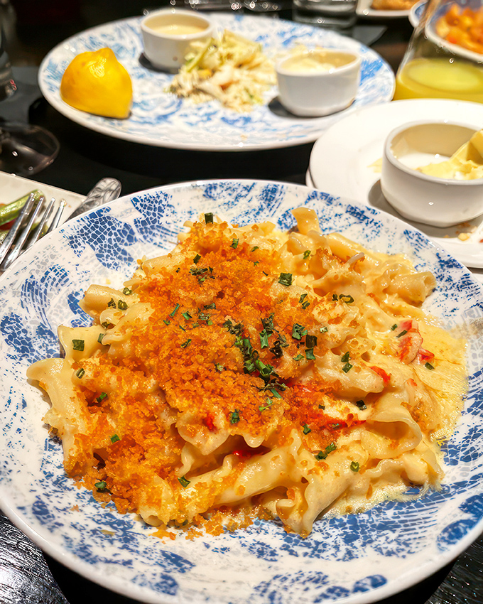 Lobster mac and cheese: Comfort food gets a black-tie makeover. It's what happens when your childhood favorite grows up and gets fancy.