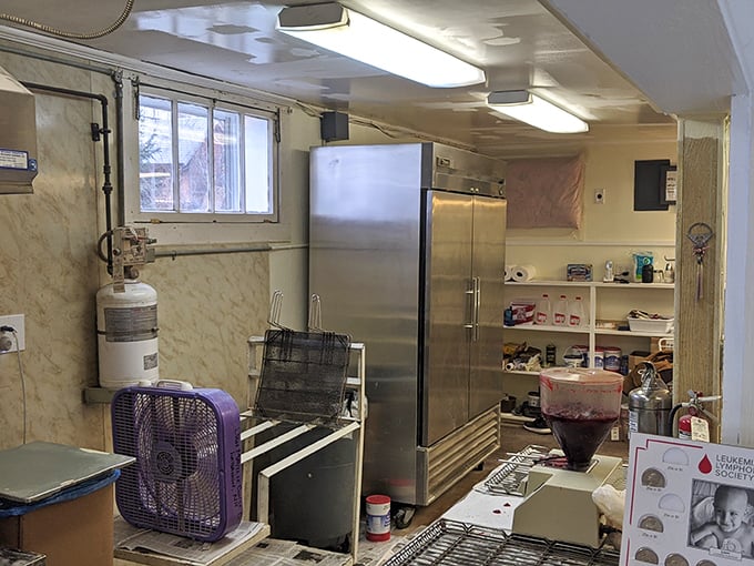 Behind the scenes of donut magic! It's like Willy Wonka's factory, but with less top hats and more heavenly aromas.