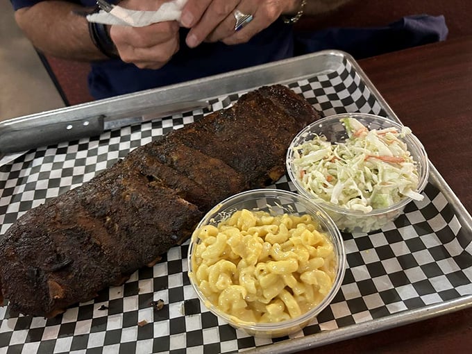 Rack 'em up! These ribs are so perfectly charred and glistening, they could make a vegetarian reconsider their life choices.