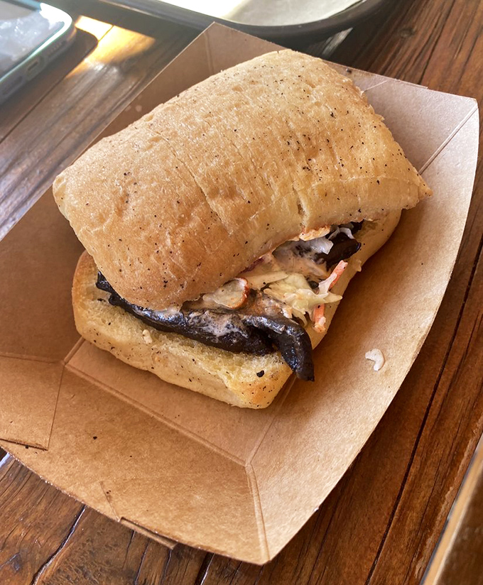 Who says vegetarians can't enjoy barbecue? This smoked portobello sandwich is the plant-based hero we didn't know we needed.