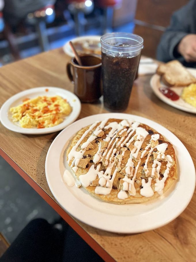 S'mores for breakfast? Yes, please! These pancakes are so decadent, they'll make you feel like you're getting away with something naughty.