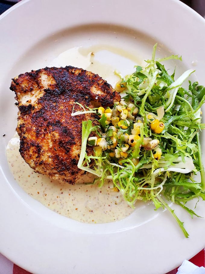 Swordfish: the steak of the sea meets the charm of the Midwest. Perfectly grilled and paired with summer's bounty, it's a dish that could convert even the most devoted landlubber.