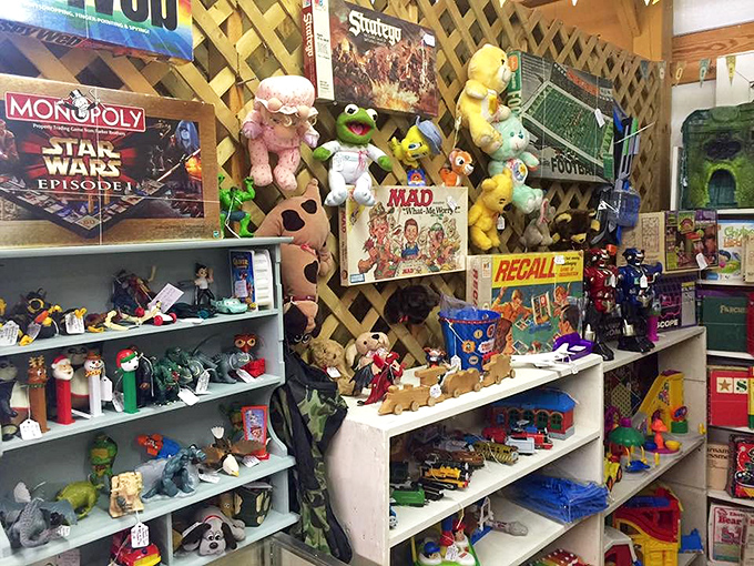 Toy story come to life! From Kermit to Monopoly, this booth is where childhood dreams and adult nostalgia collide.