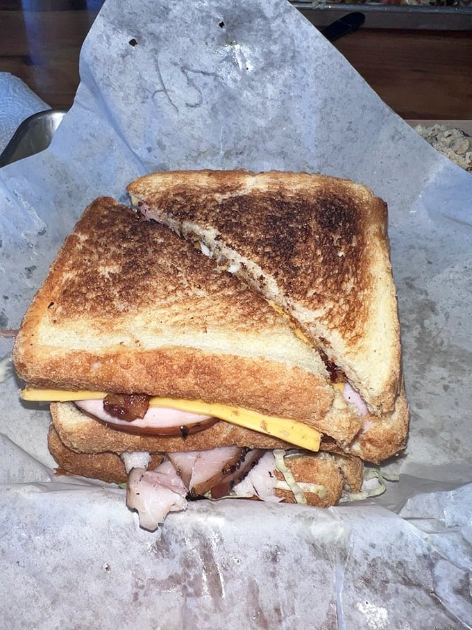 The club sandwich's cooler cousin! This turkey club BBQ is stacked higher than your grandpa's stories.