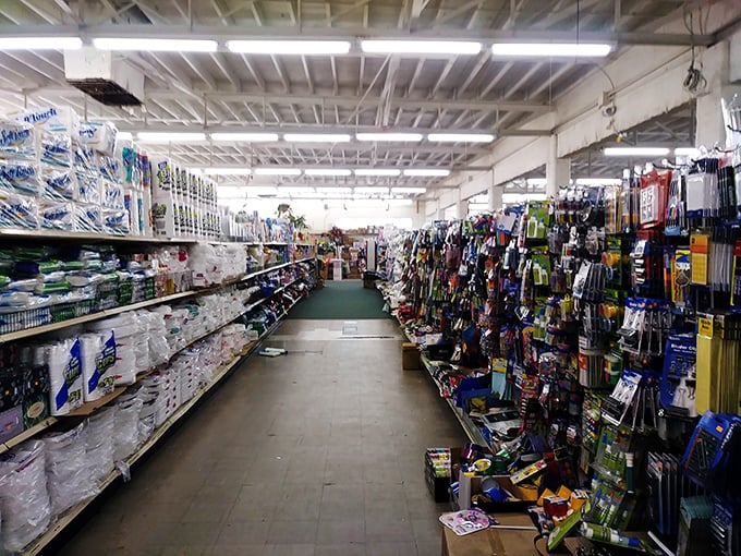 The aisle of infinite possibilities! It's like your grandma's pantry met a convenience store and decided to have a party.