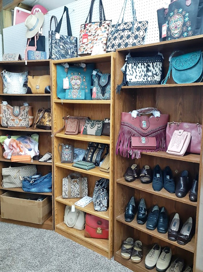 Not just accessories, but personalities&mdash;each vintage bag and pair of shoes waiting for their second act in someone's wardrobe.