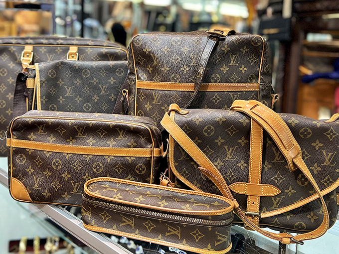 Louis Vuitton goes north! These bags have seen more adventures than Indiana Jones and look twice as stylish doing it.
