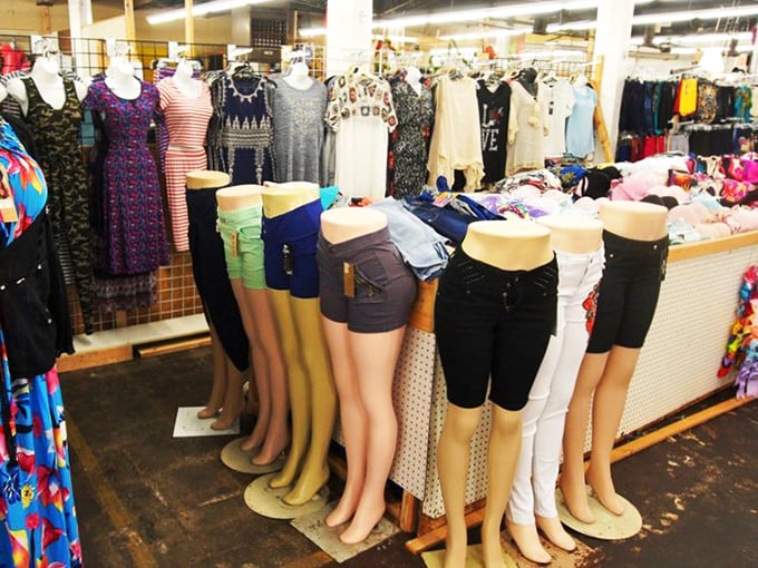 Fashion time machine alert! From retro chic to "what were they thinking?", these racks are a catwalk through the decades.