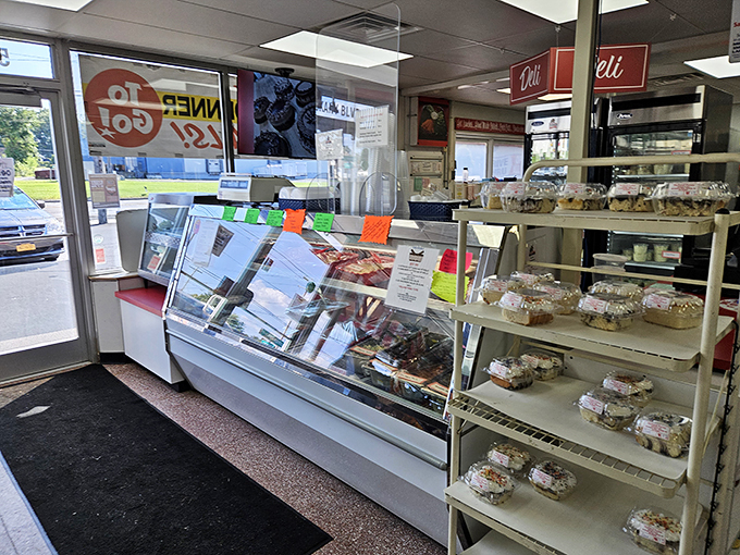 Where magic happens! This counter has seen more joy than Santa's workshop. It's where sweet dreams come true, one pastry at a time.