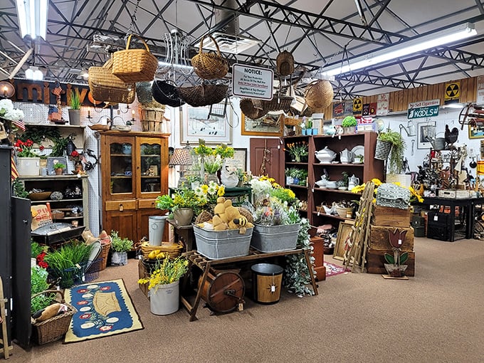 Who needs a time machine when you've got this garden of vintage delights? It's like stepping into your grandmother's cherished scrapbook.