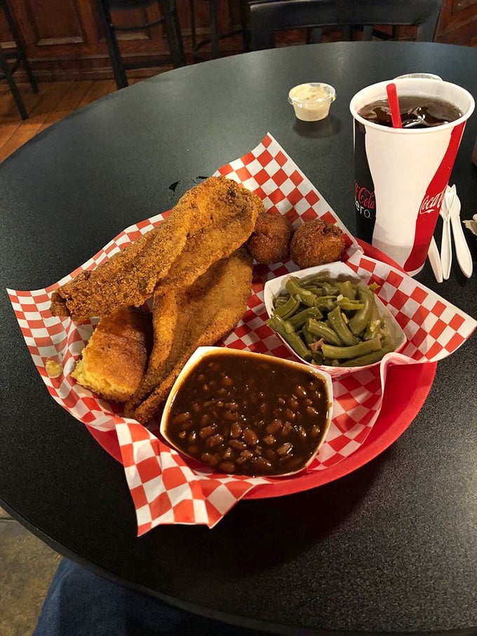 "The catch of the day - every day!" This crispy catfish platter proves that Boney's isn't just a one-trick pony - it's the whole darn rodeo of Southern comfort food.