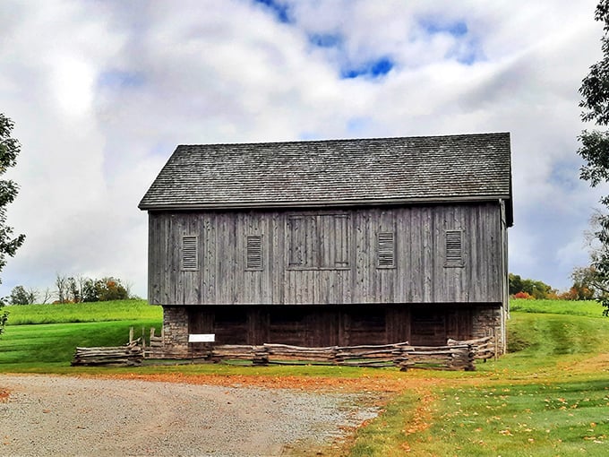 This isn't just a barn, it's a time machine! Step inside and you might just hear the echoes of countless family dinners and barn dances past.