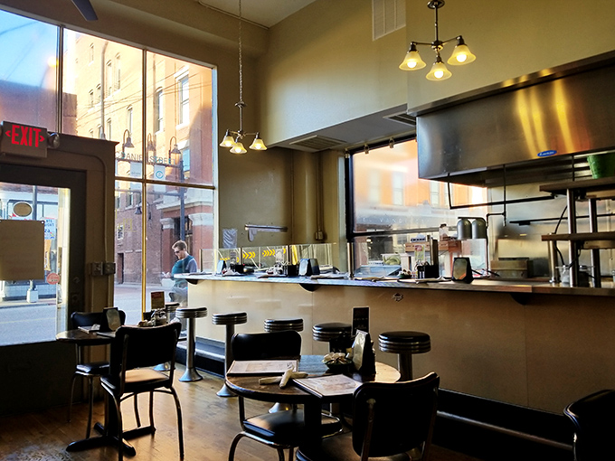 Where breakfast dreams come true! Gailey's cozy nooks and warm lighting create the perfect backdrop for your morning feast.