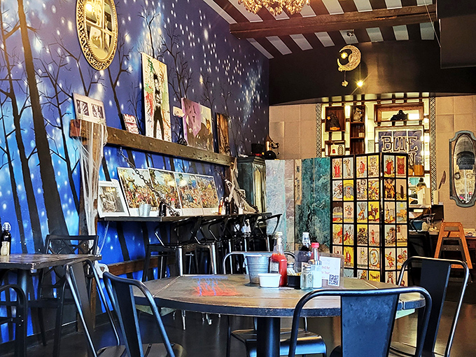 Welcome to the breakfast version of Narnia! Through these doors lies a world of culinary wonders and cozy charm.