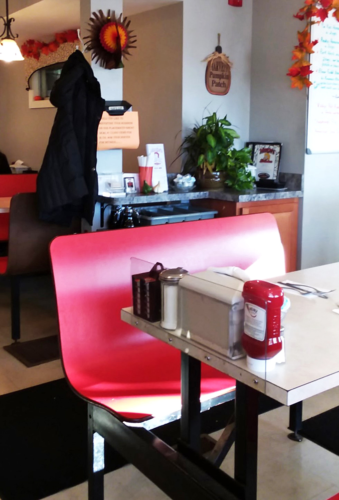 Where retro meets delectable! Margie's interior is like a warm hug for your eyes, promising comfort for your taste buds.