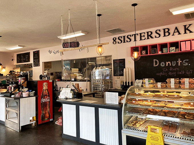 Where baking dreams come true! The display case is a treasure trove of temptation, each treat vying for your attention.