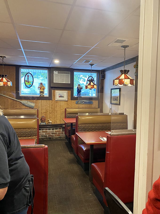 Welcome to seafood heaven! This cozy interior is where memories (and full bellies) are made. It's like a hug from the ocean.