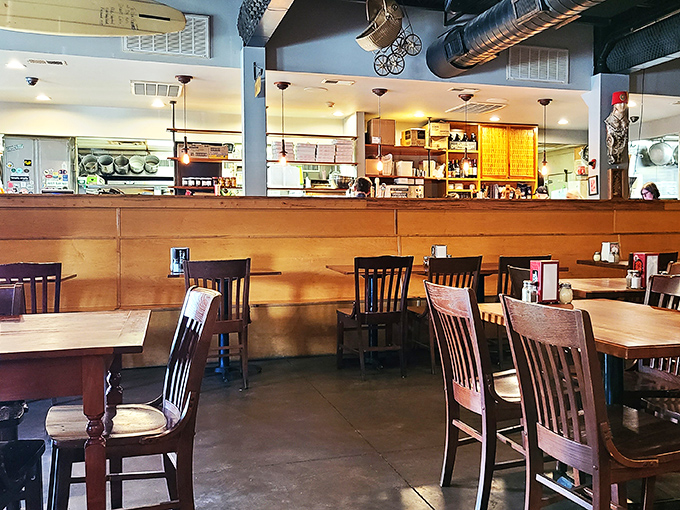 Where pizza dreams are born. The open kitchen at Dr. Ho's lets you watch the magic happen &ndash; no smoke, just delicious mirrors.