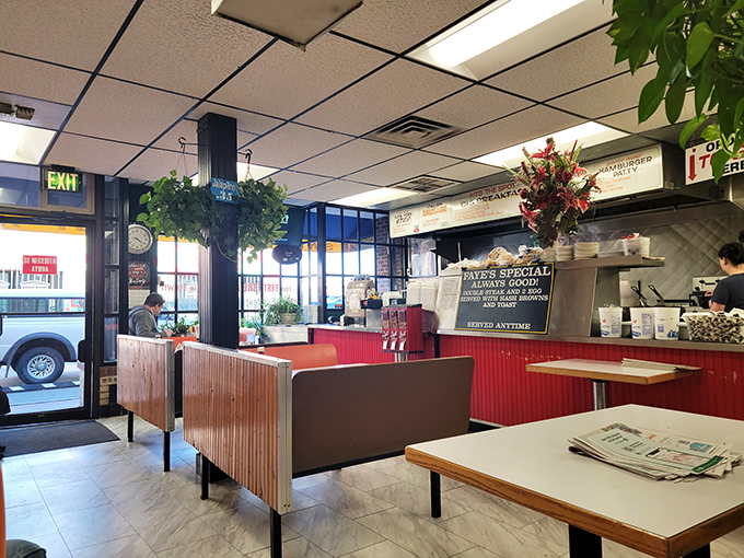 Where everybody knows your name&hellip; or at least your favorite order. Swift's bustling interior is a hive of breakfast activity and morning chatter.