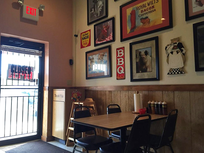 BBQ memorabilia that tells you the owners aren't just in it for business&mdash;they're disciples of the smoke. Every frame holds a story.