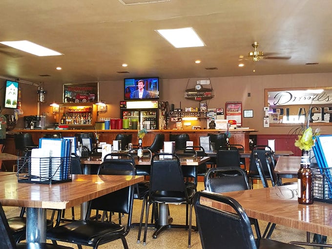 Where everybody knows your name... or soon will! This cozy dining room is serving up community vibes alongside its famous burgers.