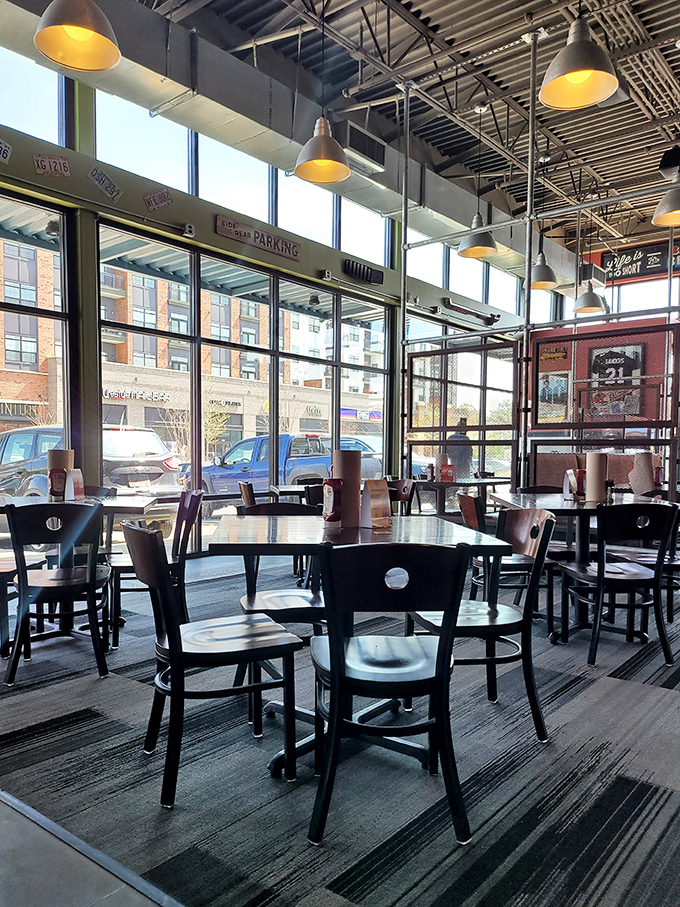 Welcome to burger central! The bright, airy interior of Bad Daddy's is like a modern-day soda shop where the cool kids (of all ages) come to hang out.