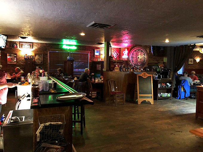 Welcome to flavor town, population: you. This inviting interior promises a night of culinary adventure and maybe a loosened belt notch or two.