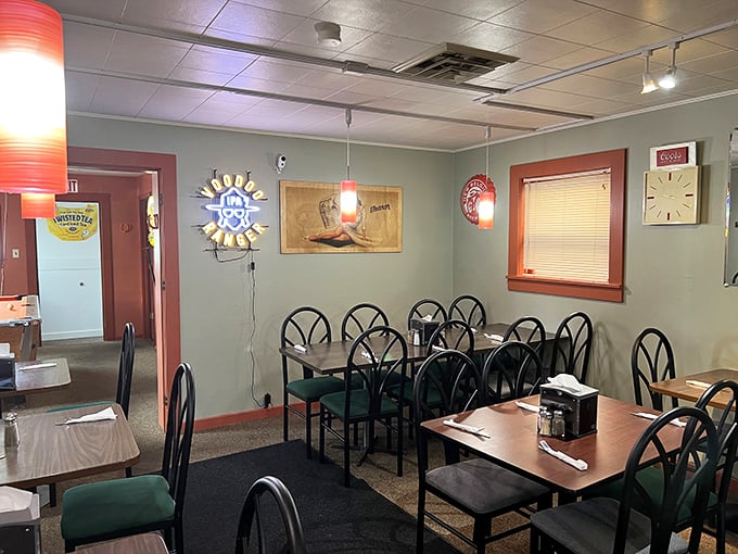 Where everybody knows your name... or at least your sandwich order. Cozy vibes and comfort food galore.