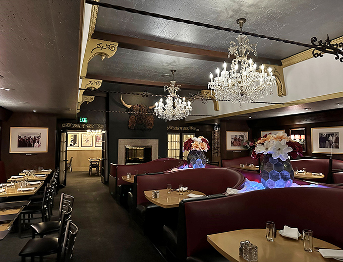Step into a time machine of taste! Clyde's interior is where Mad Men meets modern-day meat lovers.