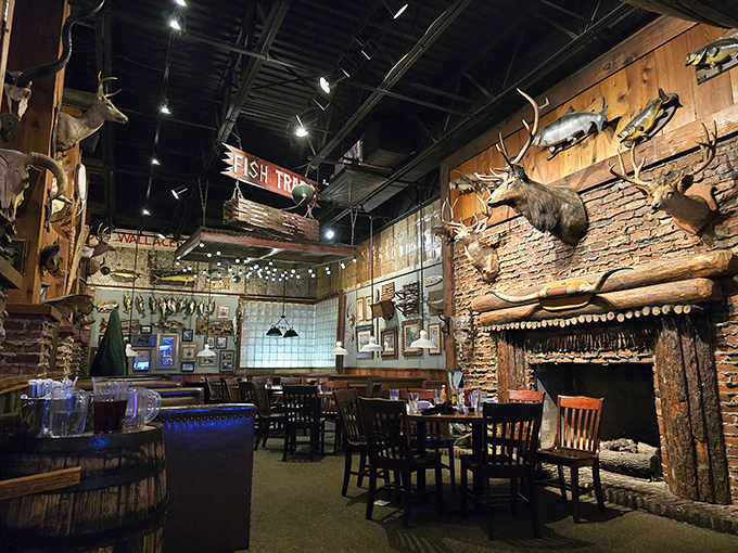 Where rustic meets refined. Trapper's dining room is a masterclass in creating an atmosphere that's equal parts cozy cabin and culinary hotspot.