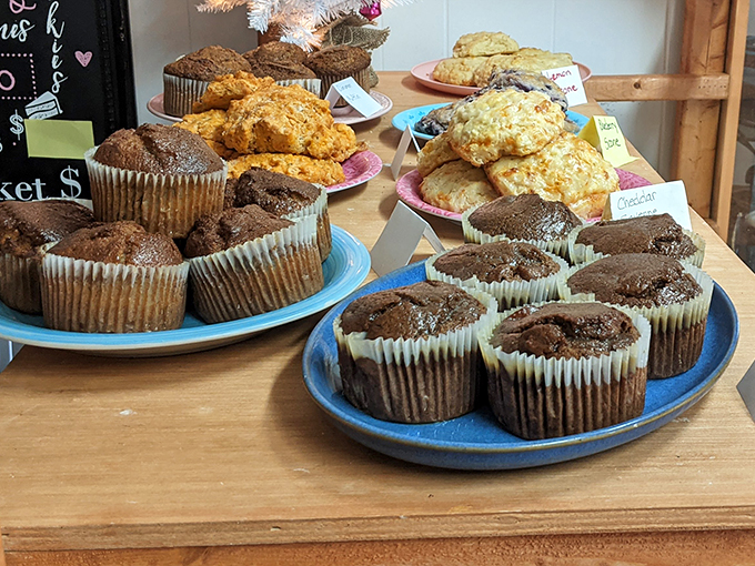 Muffin compares to the variety at Willy's! From chocolatey peaks to fruity valleys, these treats are a topographic map of flavor.