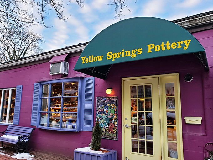 Yellow Springs Pottery: where mugs aren't just vessels for coffee but tiny ambassadors of local artistry that make your morning brew taste better.