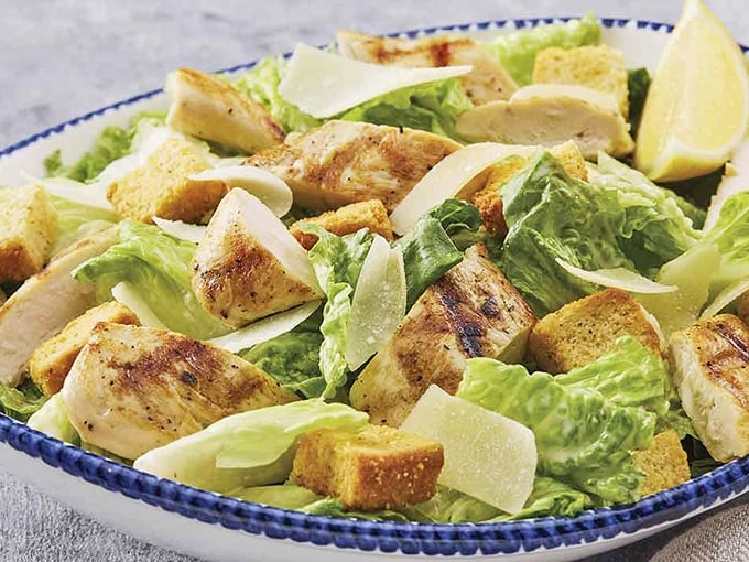 A salad that's more than just roughage! This dish proves that sometimes, it's hip to be square (and deliciously fresh).