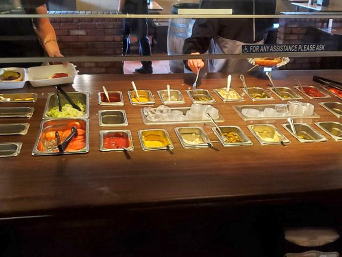 Sauce boss paradise! With this many options, you're not just eating a burger - you're curating a masterpiece.