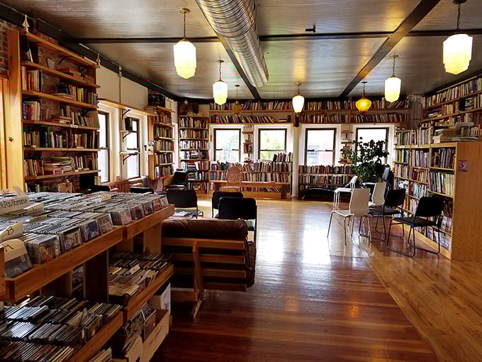 Up, up, and away into the world of words! The second floor beckons with its promise of hidden treasures.