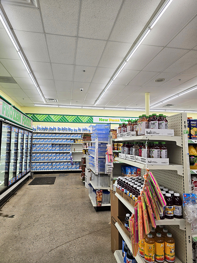 The frozen food section&mdash;proof that convenience doesn't need to cost a fortune. Budget-friendly meals await the time-strapped shopper.