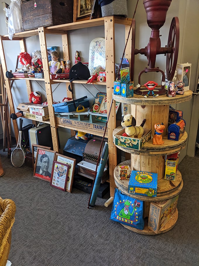 Nostalgia overload alert! This toy corner is where childhood dreams come out to play, no matter your age.