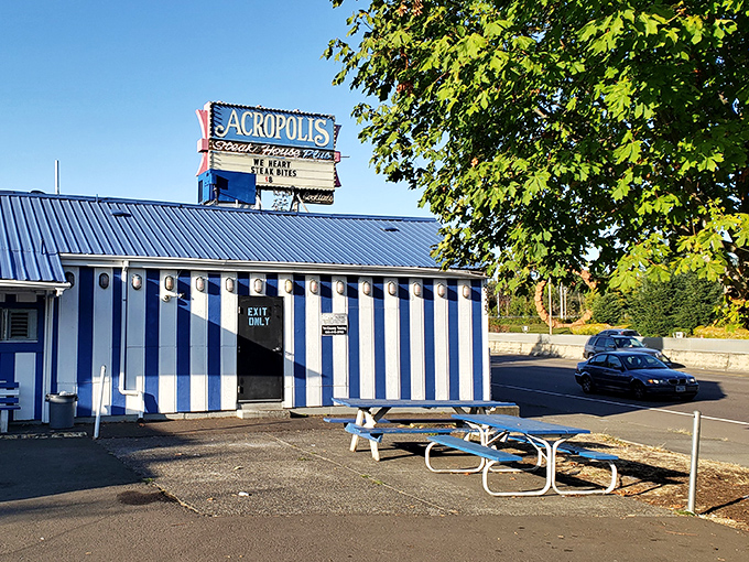 Steaks and surprises! The Acropolis proves that sometimes, the best flavors come in the most unusual packages.