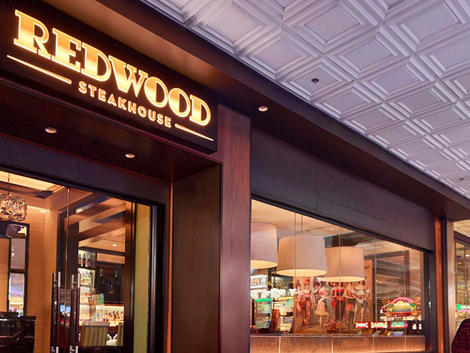 Step into a time machine at Redwood Steakhouse. Where the ambiance is classic, but the steaks are timeless.