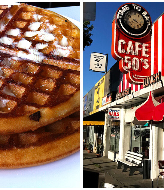 charming diner california waffles FTR