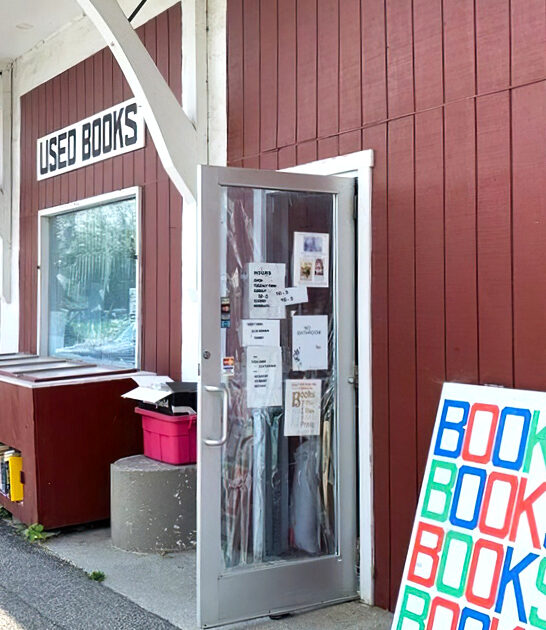 enormous used bookstore vermont ftr