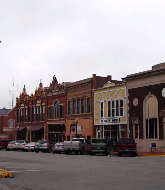 historic town oklahoma postcard ftr