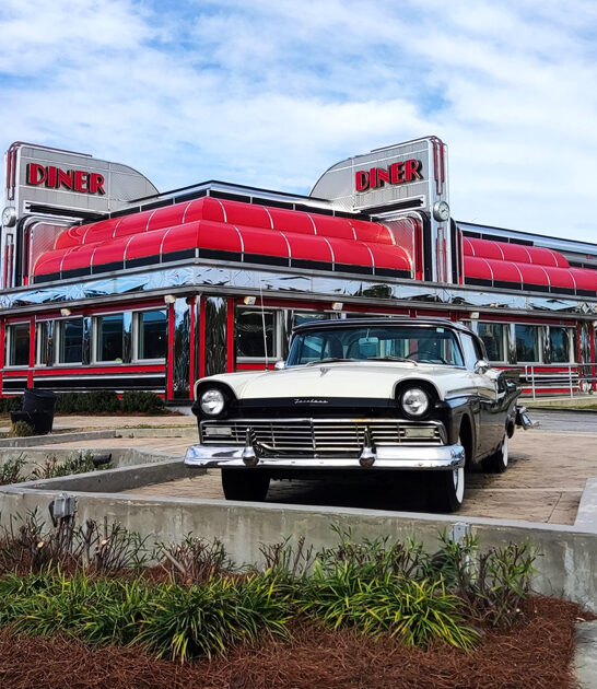 retro diner alabama waffles ftr
